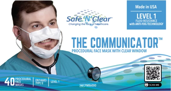 The Communicator™ Surgical Mask – FDA Approved & Patented