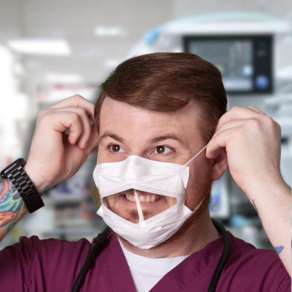 The Communicator™ Surgical Mask – FDA Approved & Patented